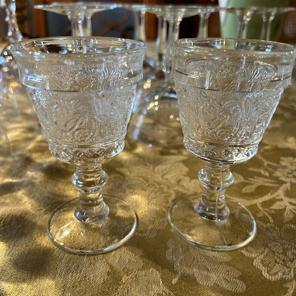 Vintage | Dining | Vintage Duncan Miller Sandwich Glass Cordial Sherry ...